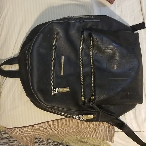 Steve Madden | Bags | Steve Madden Leather Backpack Purse | Poshmark